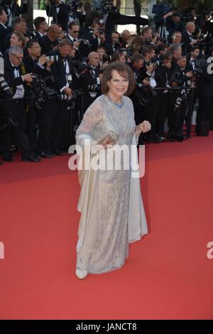 Claudia Cardinale arriving on the red carpet of the 70th Anniversary ...