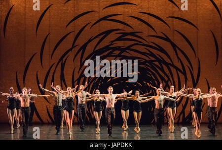 London, UK. 7th June, 2107. Scottish Ballet present Emergence by ...