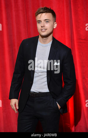 Parry Glasspool attending the British Soap Awards 2019 held at The ...