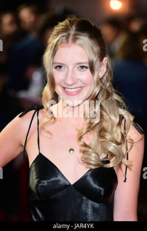 Poppy Lee Friar attending the world premiere of My Cousin Rachel, held ...