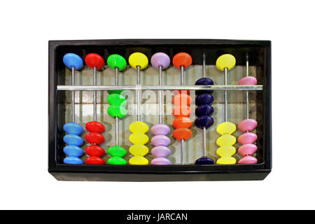 Traditional Japanese mathematics calculation method colorful abacus ...