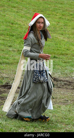 The staging of the medieval Battle of Grunwald in which the Teutonic ...