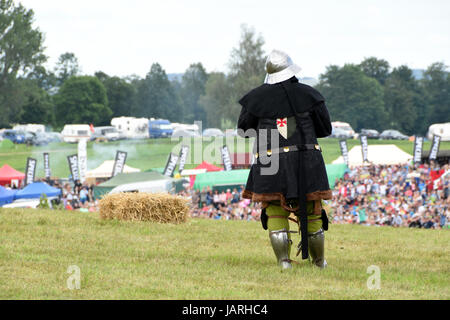 The staging of the medieval Battle of Grunwald in which the Teutonic ...