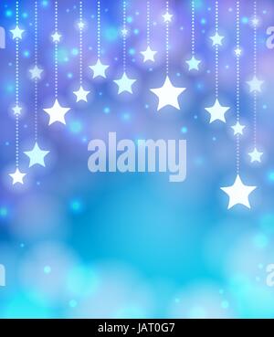Stars theme background 1 - picture illustration Stock Photo - Alamy