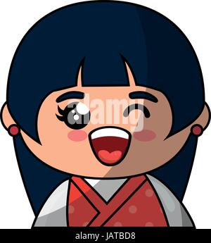 winking anime girl Stock Vector Image & Art - Alamy