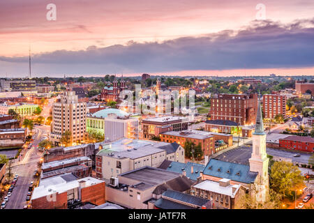 Macon, Georgia, USA downtown skyline Stock Photo - Alamy