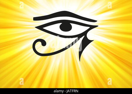 Eye of Horus, an ancient Egyptian symbol of protection, royal power and ...