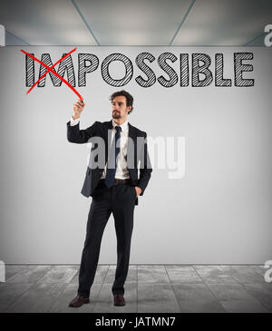 Businessman in change and chance concept Stock Photo - Alamy