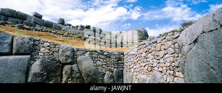 Stone walls of Sacsayhuaman Inca fortress, Cusco, Peru Stock Photo - Alamy