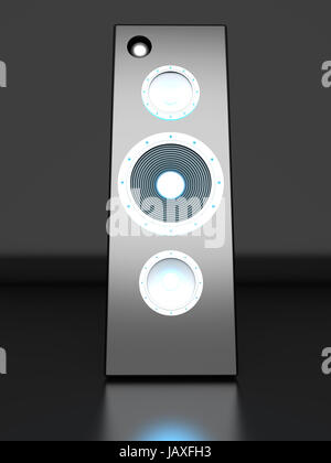 A Loudspeaker. 3D rendered Illustration Stock Photo - Alamy