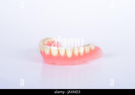 Photo of false teeth Stock Photo - Alamy