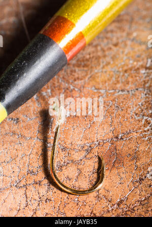 Hooks for fishing. Macro shot. Natural look Stock Photo - Alamy