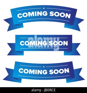 coming soon ribbon. coming soon isolated sign. coming soon banner Stock ...