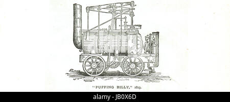 Puffing Billy, the world's oldest surviving steam locomotive, built by William Hedley c.1814 ...