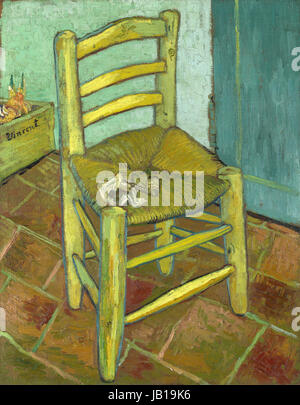 Van Gogh's Chair by Vincent van Gogh Stock Photo - Alamy