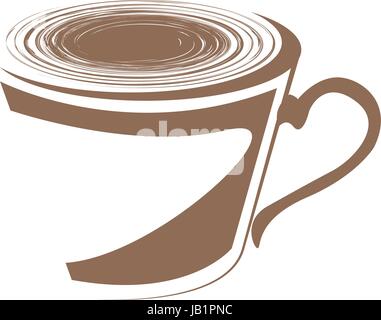 Isolated coffee mug logo Stock Vector Image & Art - Alamy