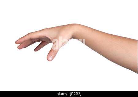hand sign posture pick hold in isolated Stock Photo - Alamy
