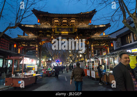 Qinghefang Old Street, Old City, Hangzhou, Zhejiang province, China ...