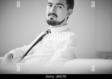 Portrait of posh guy in formalwear looking at camera Stock Photo - Alamy