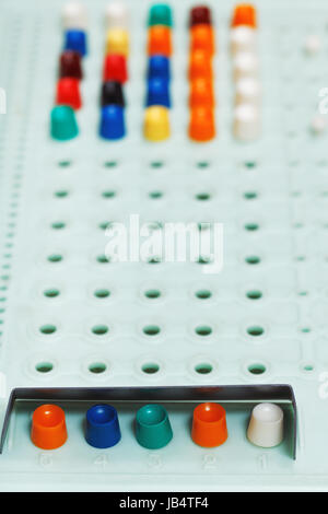 mathematical board game - guess code Stock Photo - Alamy