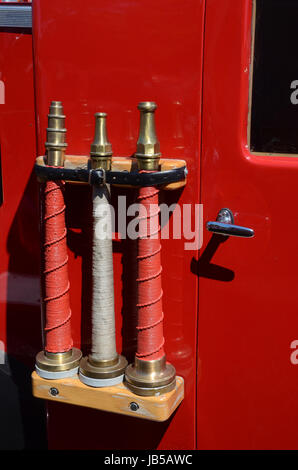 Vintage fire engines and appliances on display at the Hunton Steam ...