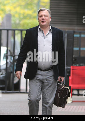 Ed Balls outside ITV Studios today Featuring: Ed Balls Where: London ...