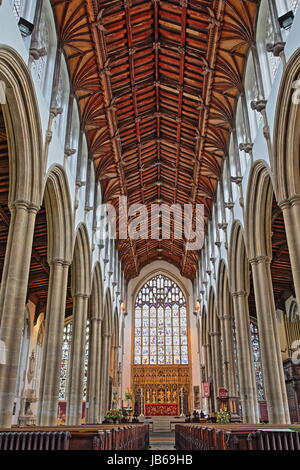Norwich St Peter Mancroft Interior Roof Stock Photo - Alamy