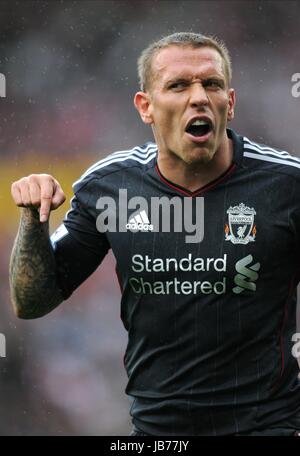 CRAIG BELLAMY LIVERPOOL FC LIVERPOOL FC BRITANNIA STADIUM STOKE ENGLAND ...