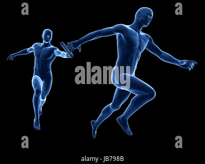 relay - blue bodies Stock Photo - Alamy