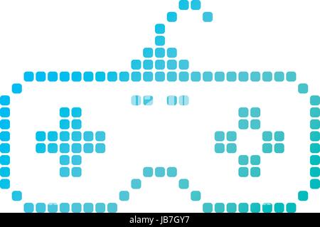 joystick game console dot logo logotype vector art Stock Vector Image ...