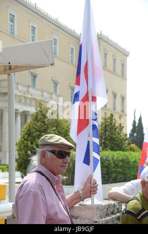 Greek union PAME (All Workers Millitant Front) organised a demo in ...