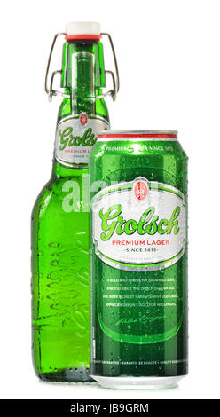 Grolsch beer can - Dutch lager Stock Photo: 333205013 - Alamy