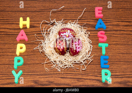 Painted Easter egg for the feast of the radiant resurrection of Christ ...