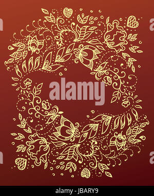 Retro kaleidoscope floral seamless border. Vintage geo gender neutral ...