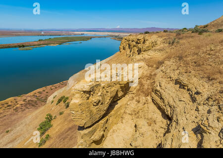 View of Columbia River in Hanford Reach National Monument, Columbia ...