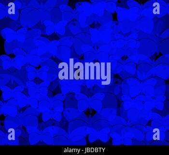 design, pattern of many small single-color butterflies Stock Photo - Alamy