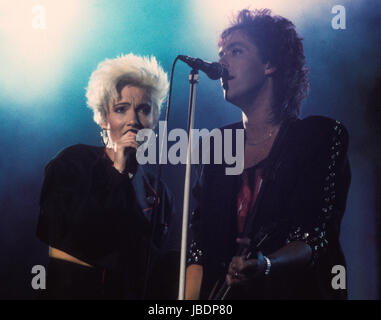 ROXETTE The Swedish group with Marie Fredriksson and Per Gessle with ...