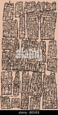 Imaginary old map inspired by the old Middle ages ones, nice for ...