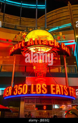 Heart Attack Grill in Downtown Las Vegas - LAS VEGAS - NEVADA Stock ...