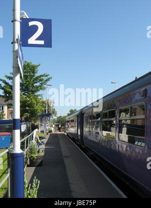 Nunthorpe station platform 2 Stock Photo - Alamy
