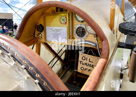 Bristol Scout 1264 on static display at Old Warden Stock Photo - Alamy
