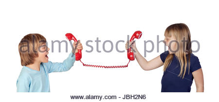 Business people fighting over telephone Stock Photo: 38126674 - Alamy