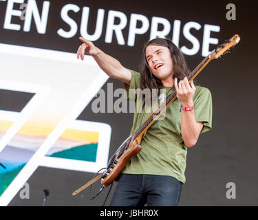 Charlie Holt of Rainbow Kitten Surprise during BottleRock Music ...