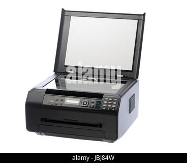 laser printer on isolate white background with clipping path Stock ...