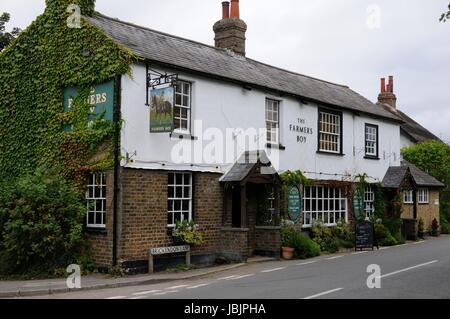 The Farmers Boy Inn, Brickendon, Hertfordshire Stock Photo - Alamy