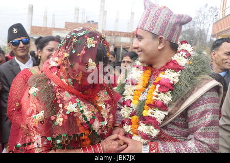Nepali Traditional wedding ceremony bright and bright groom Stock Photo ...