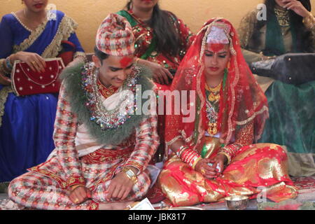 Nepali Traditional wedding ceremony bright and bright groom Stock Photo ...