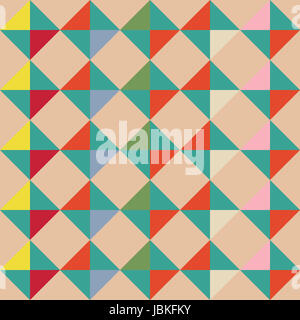 pixelized geometry seamless pattern Stock Photo - Alamy
