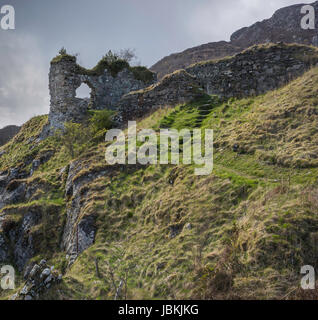 Scotland, Scottish Highlands, Strome Castle. The enigmatic ruins of ...