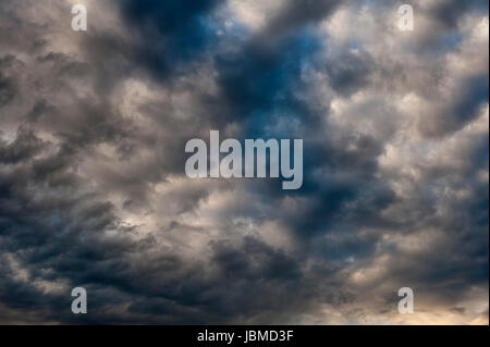Altocumulus clouds with the treat of precipitation Stock Photo - Alamy